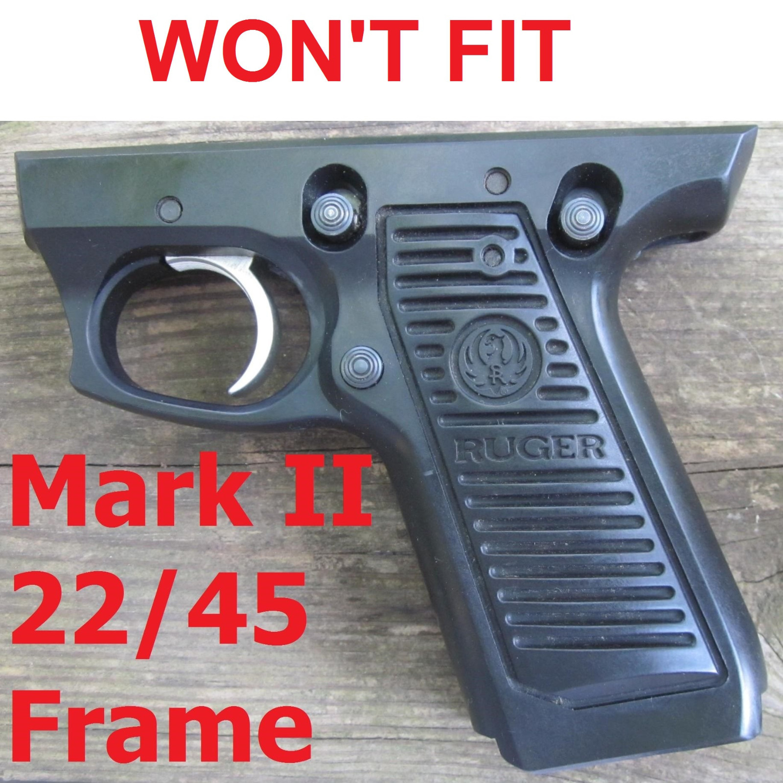 Volquartsen RIGHT HAND Ruger Mark 3 Volthane Rubber Grips grip MK III ...