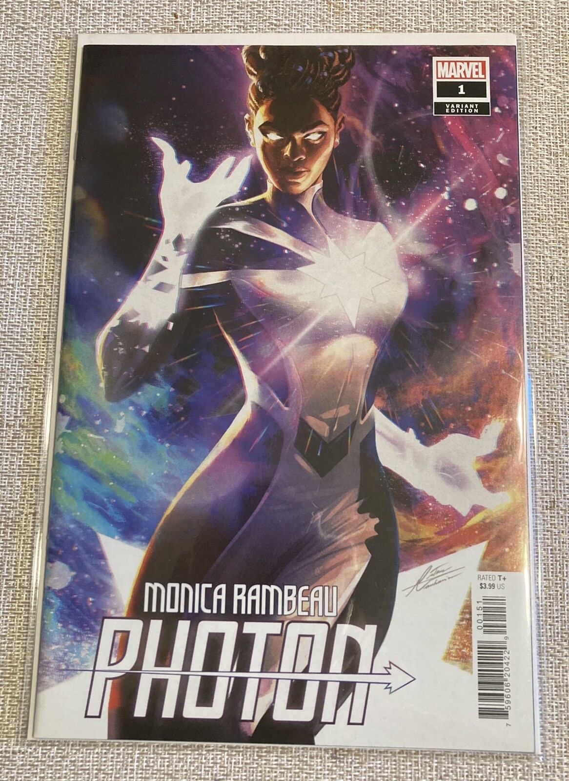 Monica Rambeau Photon #1 Manhanini 1:25 Incentive Variant - The Marvels ...