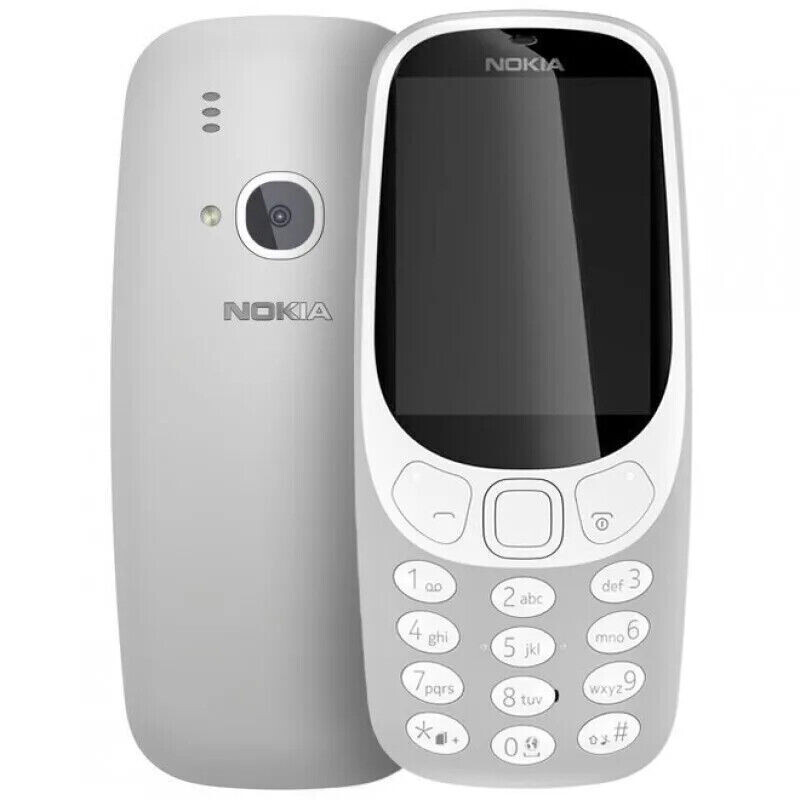 Brand New Nokia 3310 Unlock Phone Blue/Grey Colour Dual Sim Camera ...