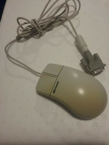 Vintage OLD STYLE Microsoft Trackball Mouse 2.1A PS/2 X03-67773 | eBay ...