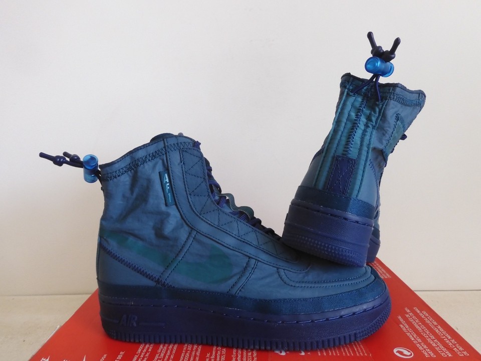 Nike Air Force 1 AF1 Air Force 1 Shell Winter Boots Blue SZ 6.5 [BQ6096 ...