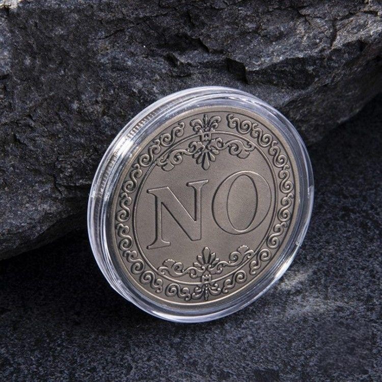 Yes No Decision Maker Coin Souvenir Coins The Decision Coin Metal | eBay