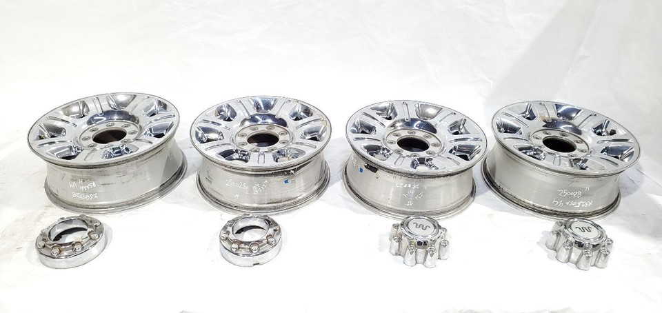 2012 2016 Ford F250 FX4 OEM Full Set Of Wheel Rims With Caps King Ranch ...