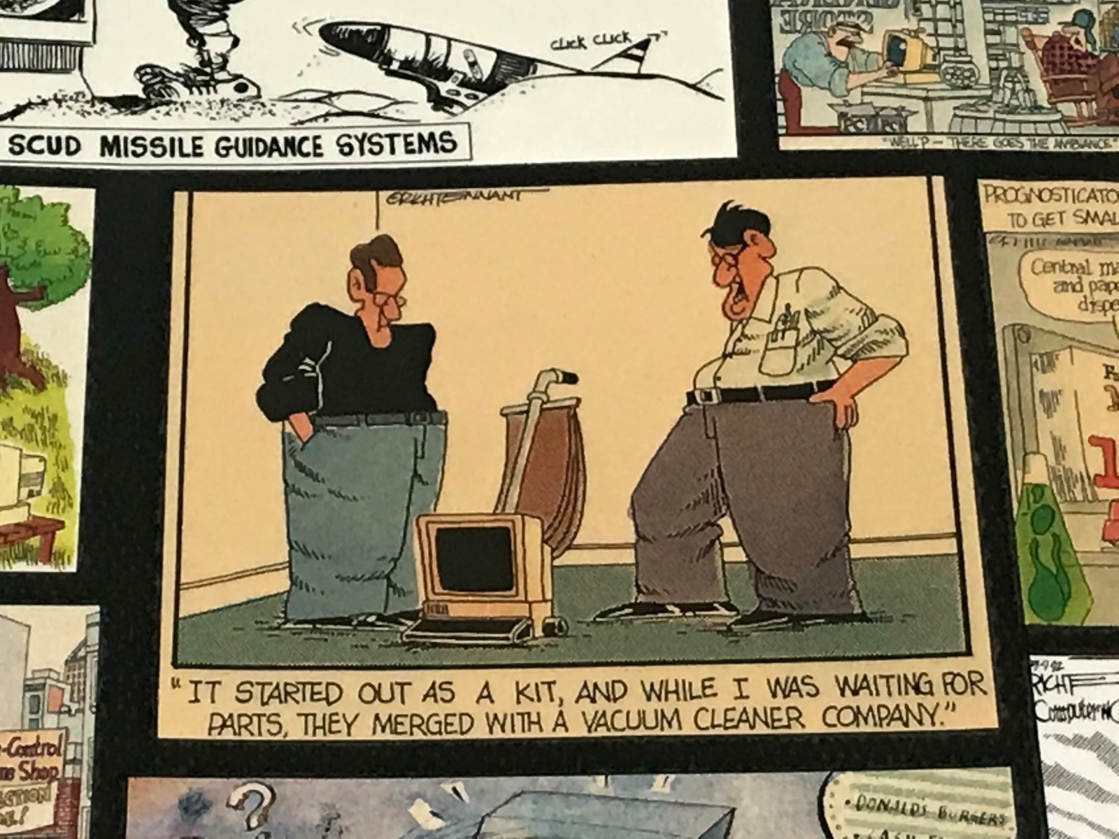 Programmers Cartoon Computer Poster Rich Tennant Real Newspaper VTG ...