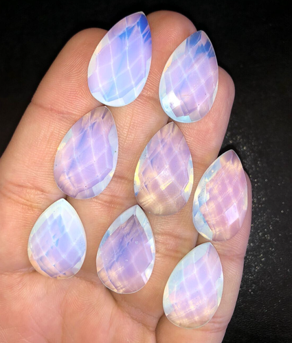 119 Cts Naturale Opalite Sfaccettato 23x14 MM Pera Forma Opalite Loose ...
