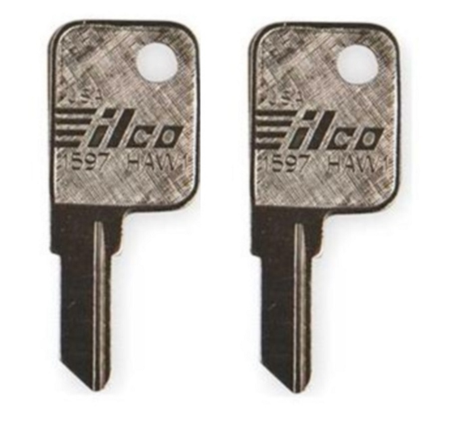 (2) Replacement Pre-Cut Keys for Anderson Hickey File Cabinets Most Key ...