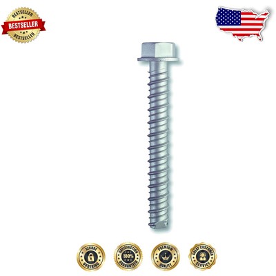 Tapcon 3/8-Inch by 3-Inch Concrete Anchors, 50pcs, High Performance ...