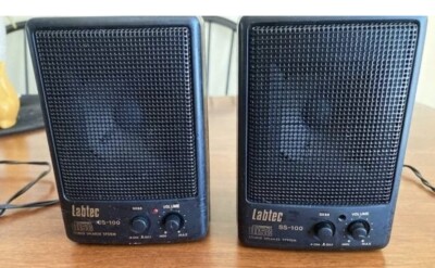LABTEC SS-100 STEREO SPEAKER SYSTEM | eBay