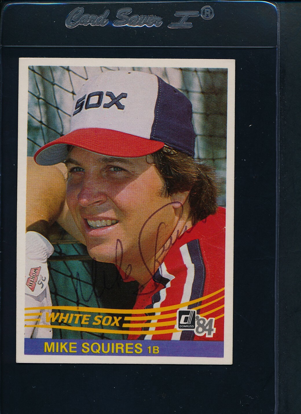 1984 Donruss #404 Mike Squires White Sox Signed Auto *38035 | eBay
