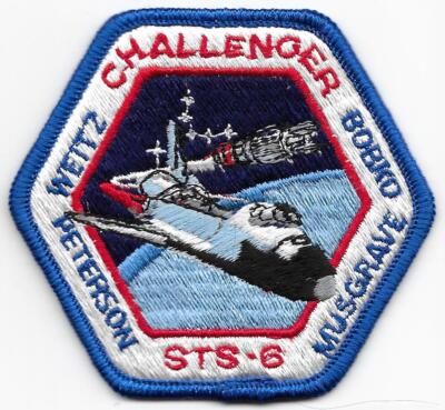 Challenger STS-6 Mission Sm Patch NASA National Aeronautics Space Administration | eBay