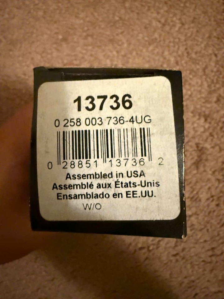 OE Bosch Lambda Oxygen Sensor O2 13736 For 1995-1999 VW Volkswagen ...