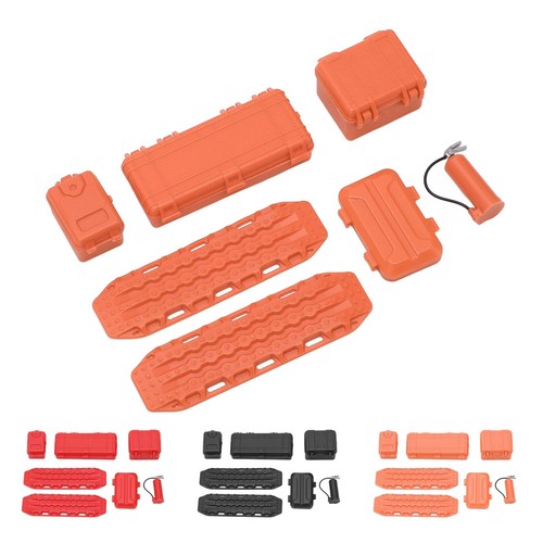 RC Car Simulation Decoration Set Simulation Luggage Case Toolbox Fire ...