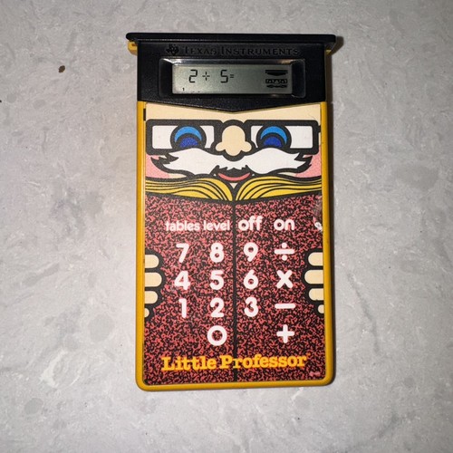 TI Texas Instruments Little Professor Quiz Calculator 1976 Tested ...