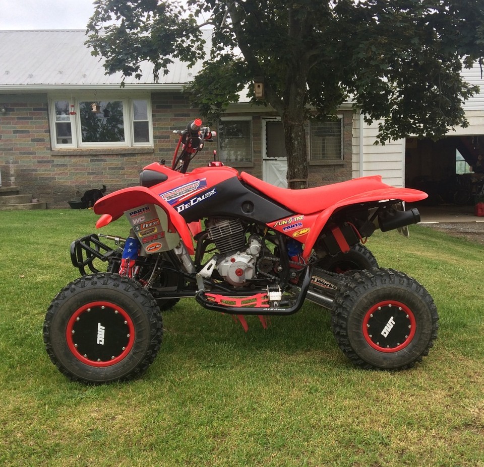 Honda TRX 400EX 400X Nerf Bars Pro Peg Alba Racing Black Black 211 T7 ...