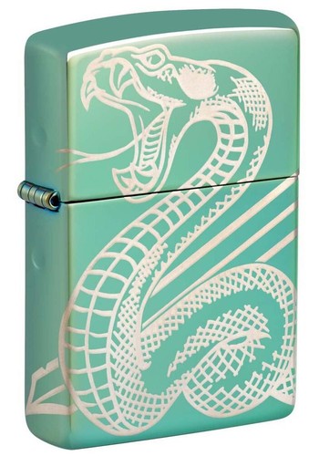 Zippo Snake with Sword, Laser 360 Lighter, High Polish Green NEW IN BOX ...