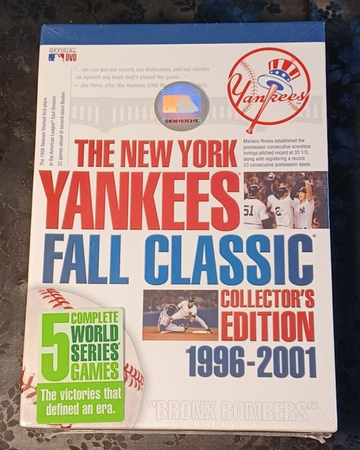 New York Yankees Fall Classic Collector's Edition 1996 - 2001 - NEW DVD ...