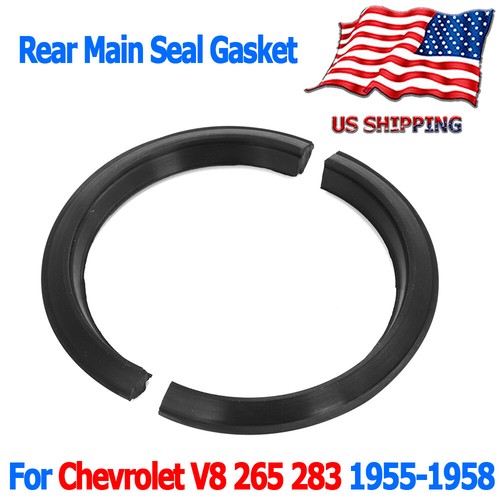 For 1955 1956 1957 1958 Chevrolet 265 & 283 V8 Rubber Rear Main Oil ...
