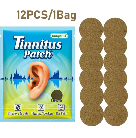 1224Pc Tinnitus Treatment Patch Prevent Hearing Loss Ear Relief Medical ...