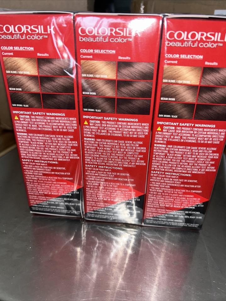 Revlon ColorSilk Beautiful Color Permanent Hair Color 47 Medium Rich ...