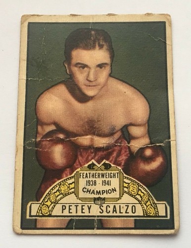 1951 TOPPS PETE SCALZO # 27 RINGSIDE BOXING CARD | eBay