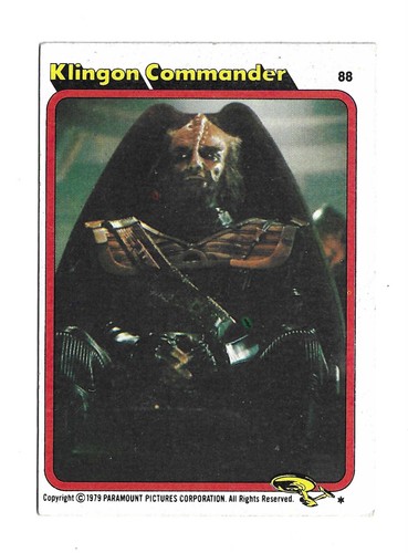 1979 Topps Star Trek: The Motion Picture #88 Klingon Commander | eBay