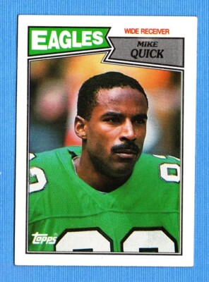 1987 Topps #298 Mike Quick EXMT Philadelphia Eagles | eBay
