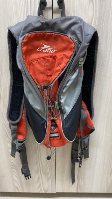 Unisex Red, Black & Grey Crane Sports Backpack Running Hiking Dog ...