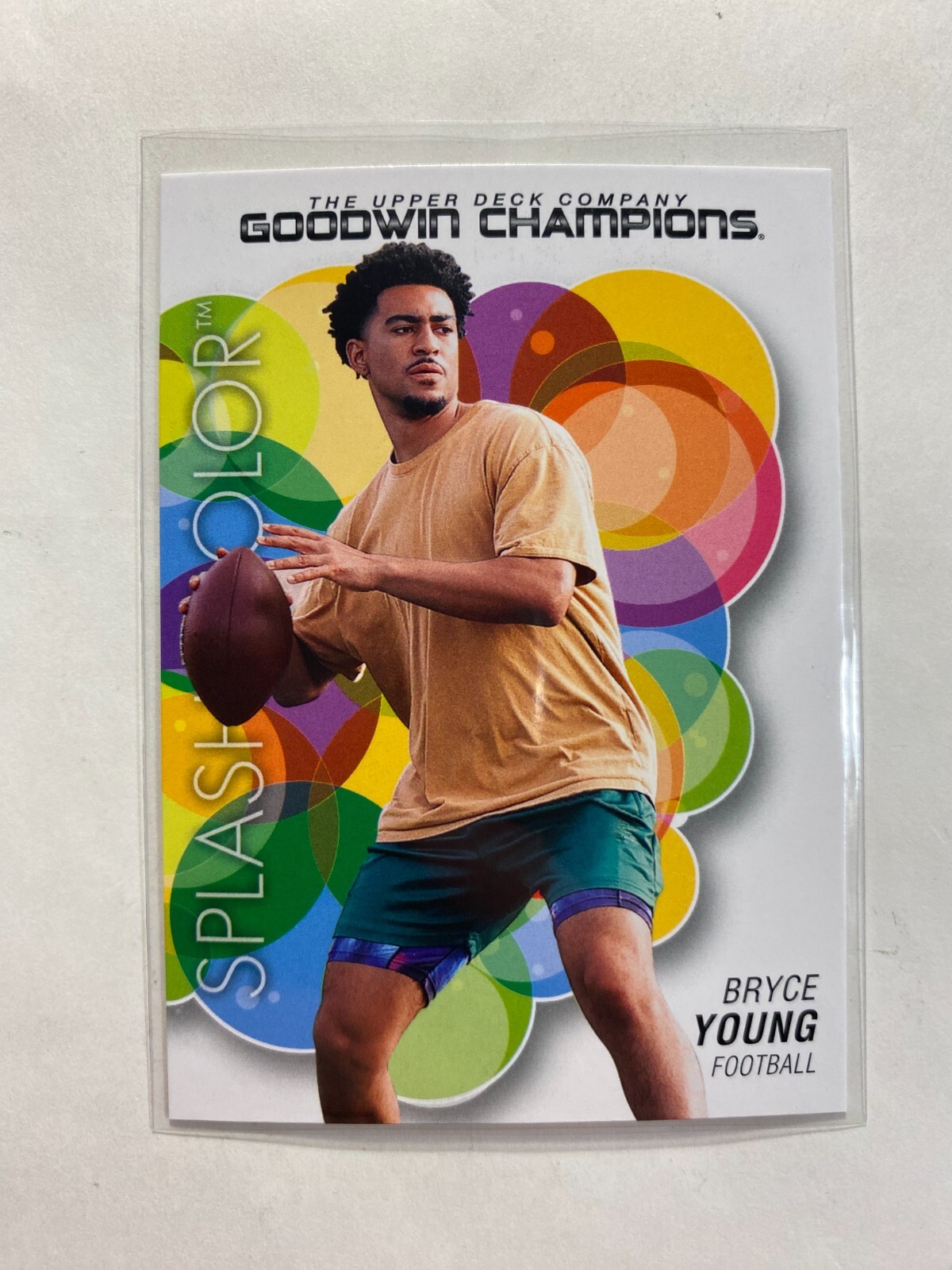 Bryce Young 2023 Upper Deck Goodwin Champions #149 Card Splash of Color ...