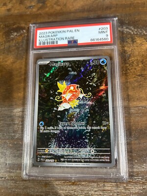Pokemon 2023 PAL EN Ilustration Rare MAGIKARP #203 PSA 9 Mint RARE | eBay