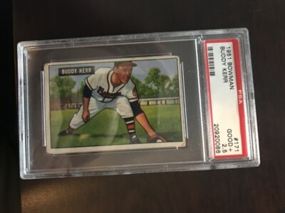 1951 Bowman Buddy Kerr 3171 psa 2.5 | eBay