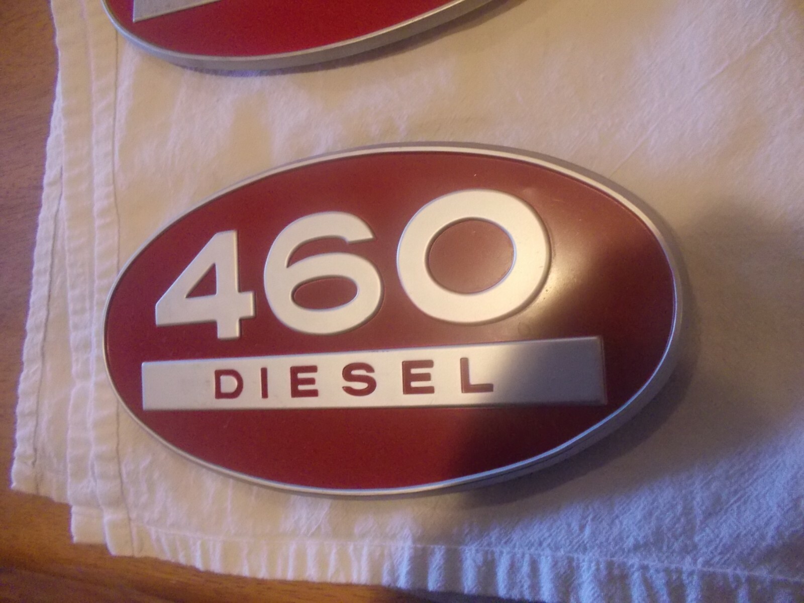 Farmall IH 460 D Diesel tractor Original NOS front hood side panel oval ...