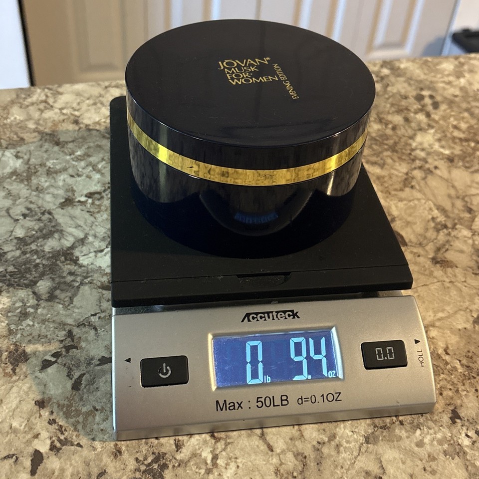 Jovan MUSK for Women Perfumed Dusting Powder Evening Discontinued Rare ...