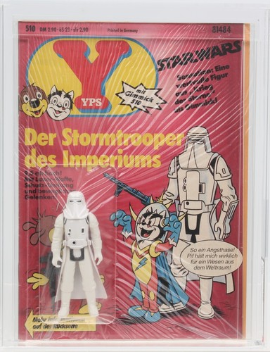 Star Wars 1985 Kenner/YPS Bagged Comic w/Snowtrooper Alt. Weapon MOC ...
