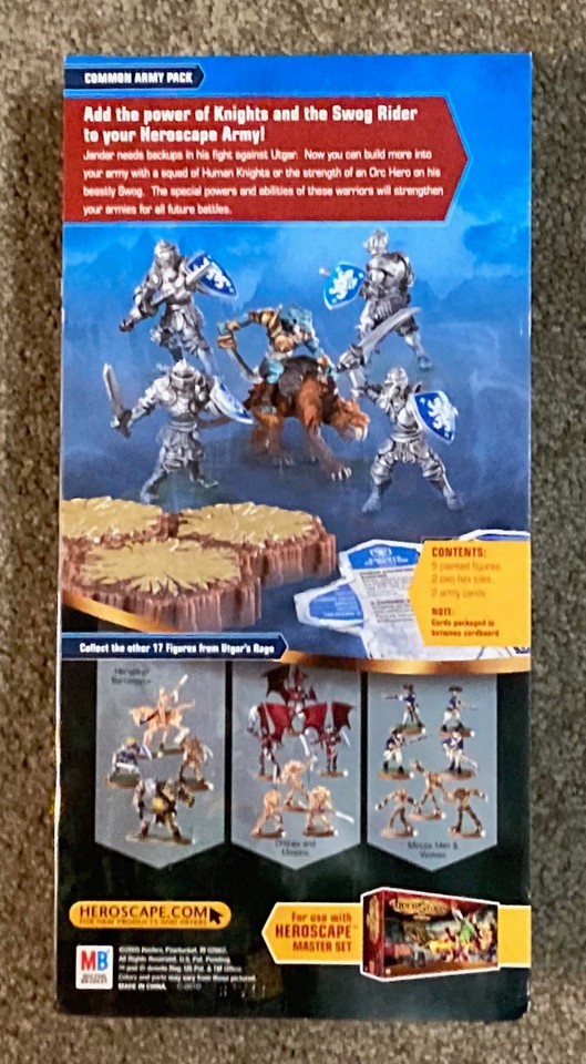 Heroscape Expansion Utgar's Rage Knights & The Swog Rider Sealed/NiB | eBay