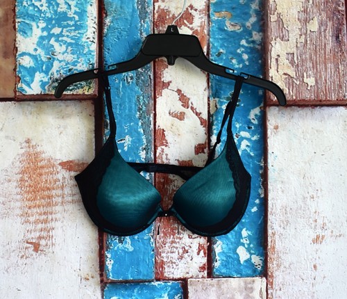 Women's Vassarette Bra Mesh Lace Overlay Underwire Smooth Sheer Back ...