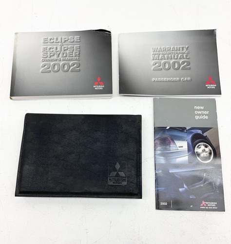 2002 Mitsubishi Eclipse Eclipse Spyder Owners Operator Manual Warranty ...