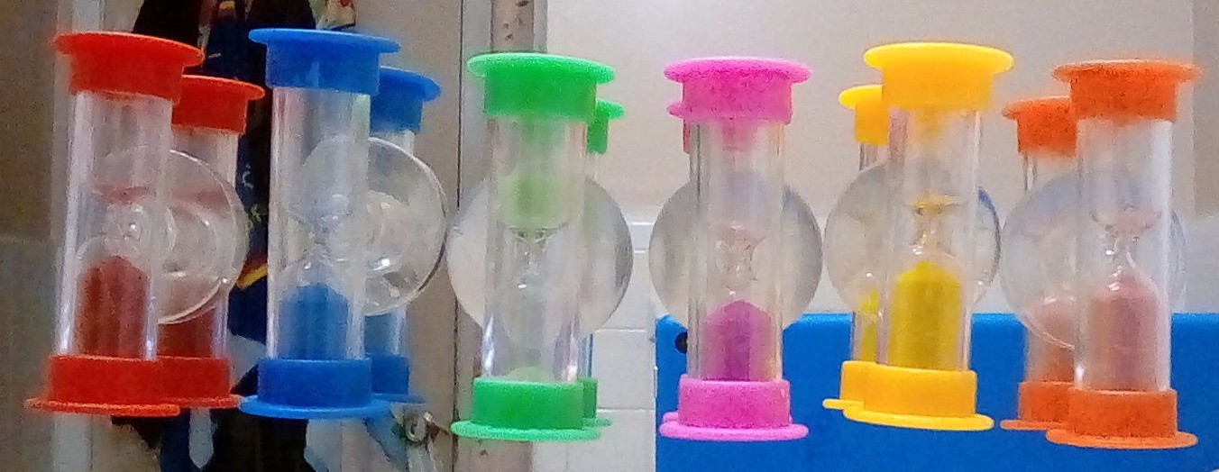 suction cup three minute sand timers x 6 colors | eBay