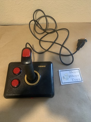 Vintage Advanced Gravis Black Joystick Controller 15 Pin Analog IBM PC ...