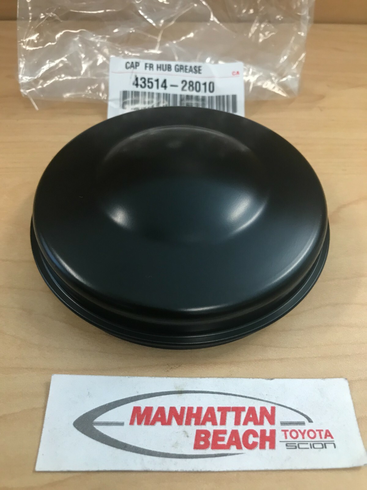 96-24 4RUNNER 95-23 TACOMA 4X4 FRONT HUB GREASE CAP 43514-28010 GENUINE ...