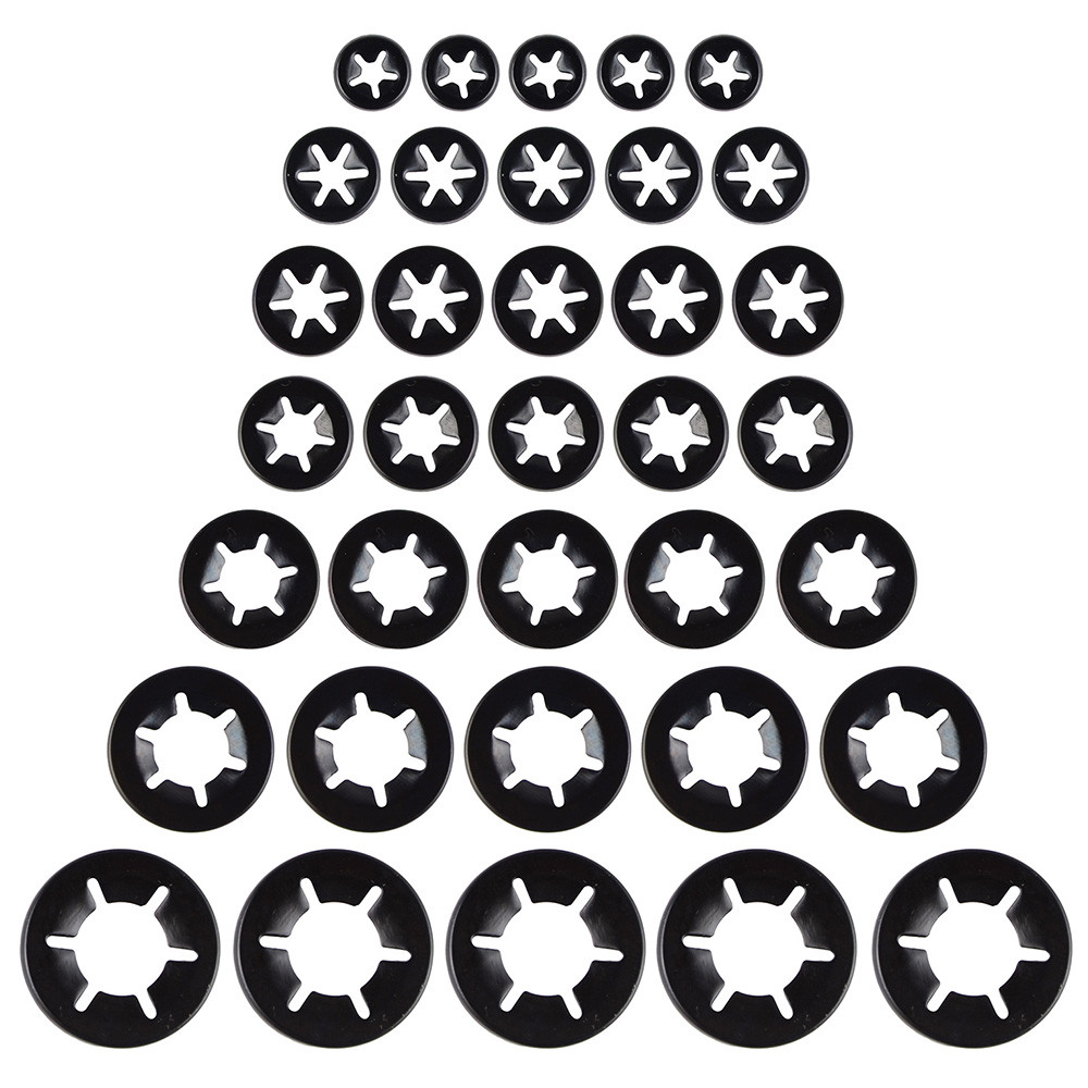 Internal Tooth Star Lock Push On Lock Washers Speed Clips Kit Faterner ...