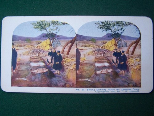 Stereo View - Printed card - Russian / Japanese War Military Army ...