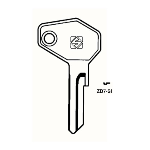 ILCO Uncut Key Blank Fits for Zadi Motorcycle - ZD7-SI - ZA-12 (10 Pack ...