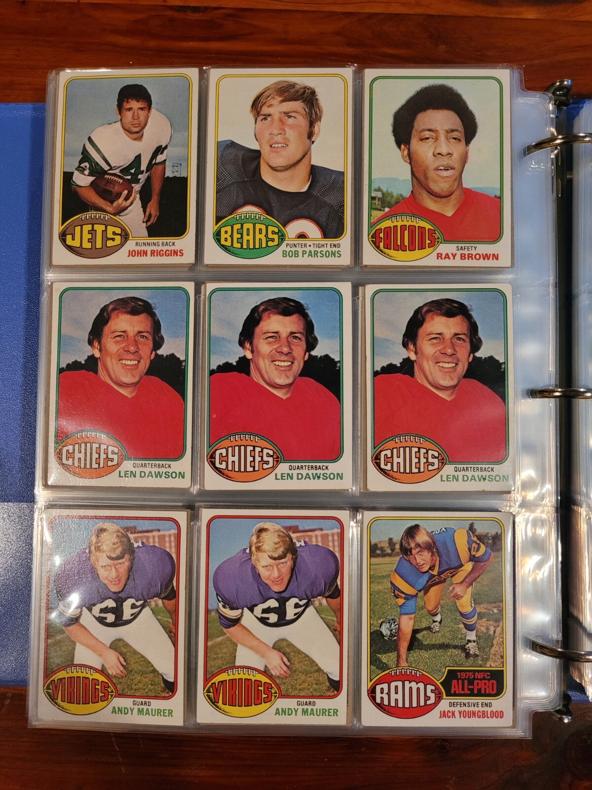1976 Topps Football Cards Comp. Set W/Duplicates In Sheets W/Binder, VG ...