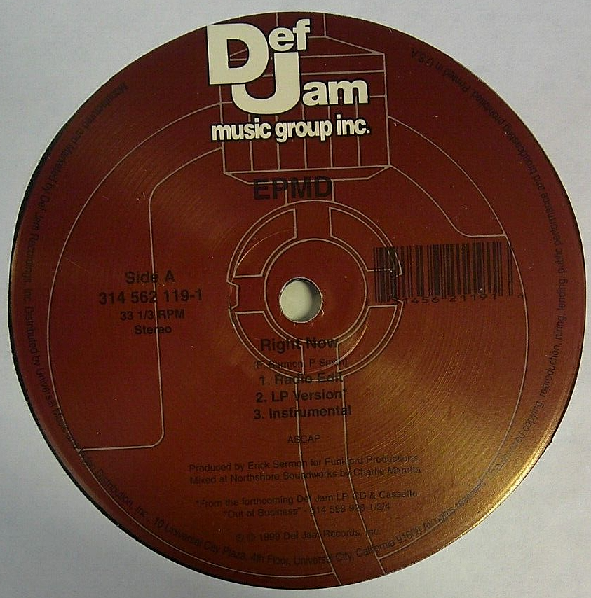 EPMD - 12" - Right Now / Symphony - Def Jam - | eBay