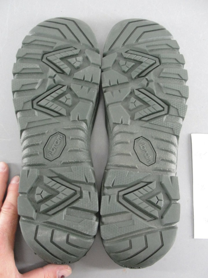 VIBRAM COMBAT BOOT REPLACEMENT CUP SOLE MILITARY SAGE GREEN MOLDED WRAP ...