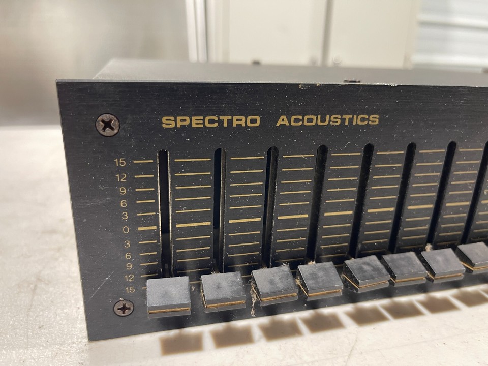 VINTAGE SPECTRO ACOUSTICS 2102 EQ GRAPHIC EQUALIZER | eBay