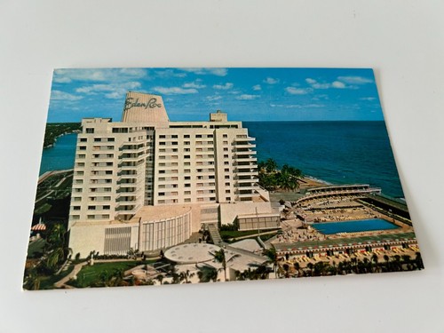 Eden Roc Hotel Cabana and Yacht Club Miami Beach Florida Postcard | eBay