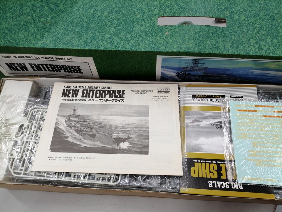 Plastic Model Model Number 1 400 U.S. Navy Nuclear Aircraft Carrier Uss ...