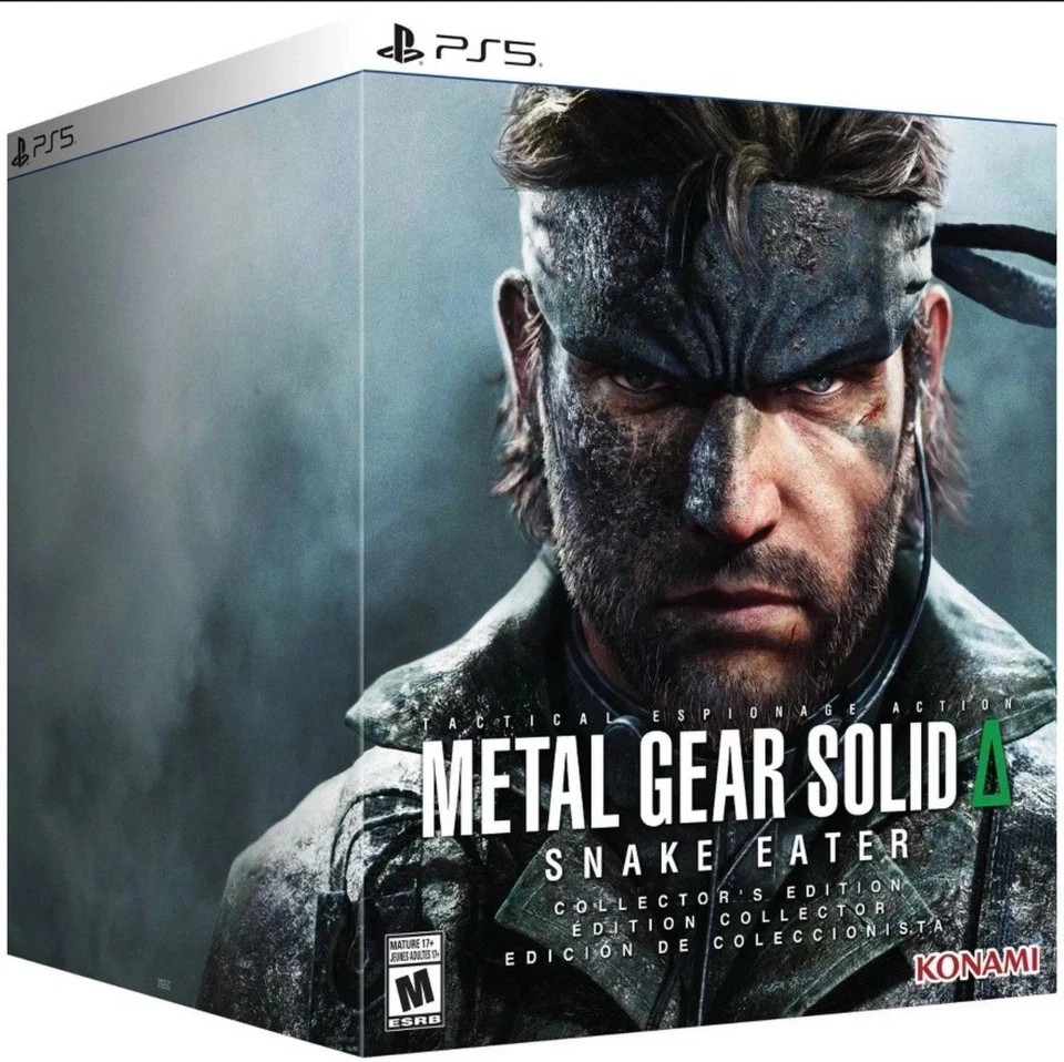 Metal Gear Solid Delta Snake Eater Collectors Edition PlayStation 5 PS5 ...