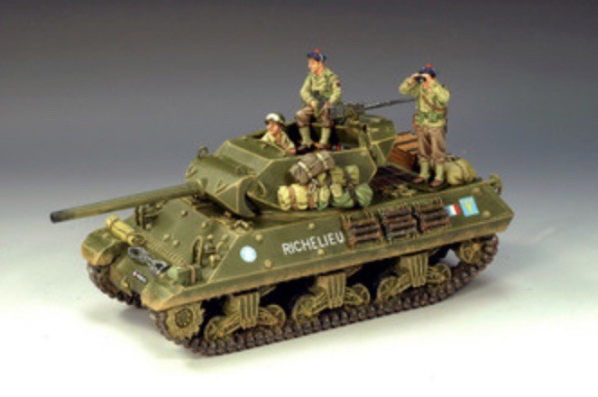 King & Country DD101 WW2 D-Day Free French M10 Tank Destroyer Military ...